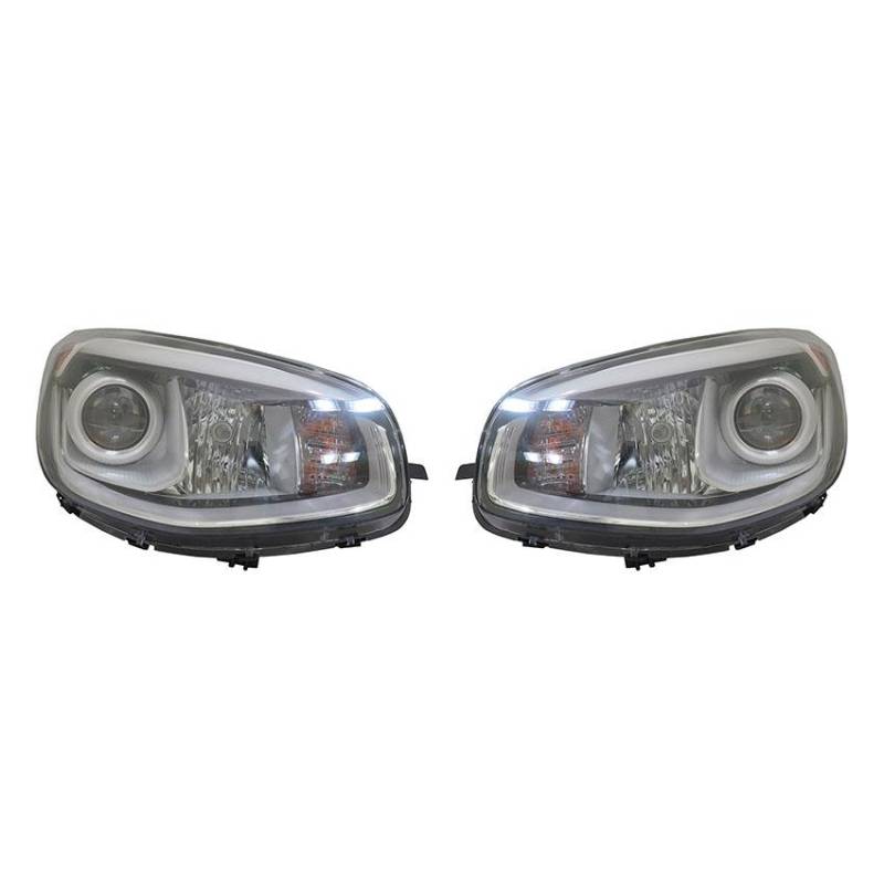 New Headlight Pair Compatible With Kia Soul 2016 2015 2014 92101-B2050 ...