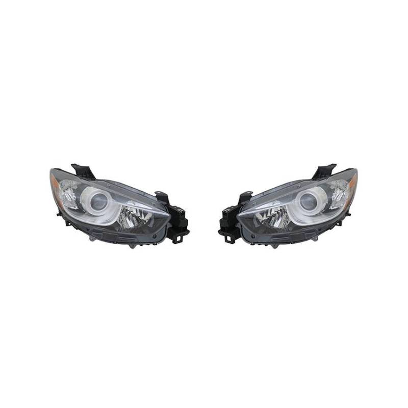 New Headlight Pair Fits Mazda Cx-5 Grand Touring 2013-15 Kj01-51-031C ...