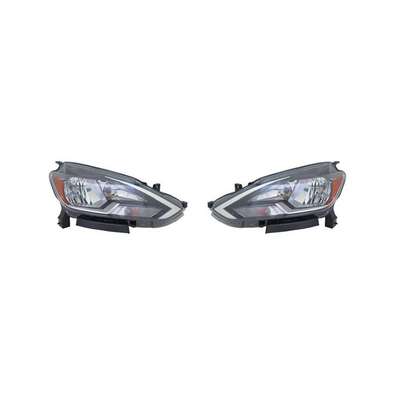 New Headlight Pair Fits Nissan Sentra S 2016-18 Ni2503244 260603Yu0a ...