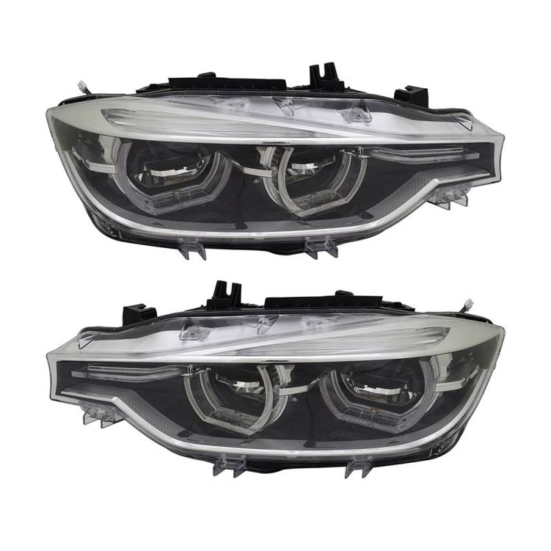 New Pair Of Headlights Compatible With Bmw 328D Base Sedan 4-Door 2016 ...