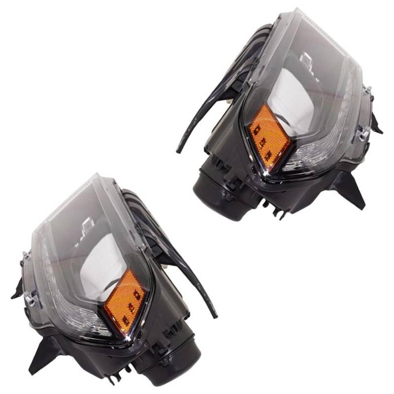 New Pair Of Headlights Compatible With Dodge Durango Sport Utility 2014 ...
