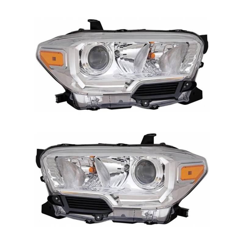 New Pair Of Halogen Headlights Compatible With Toyota Tacoma Trail ...