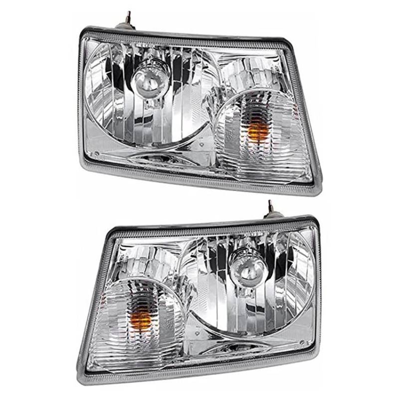 New Pair Halogen Headlights Compatible With Ford Ranger Base Sport ...