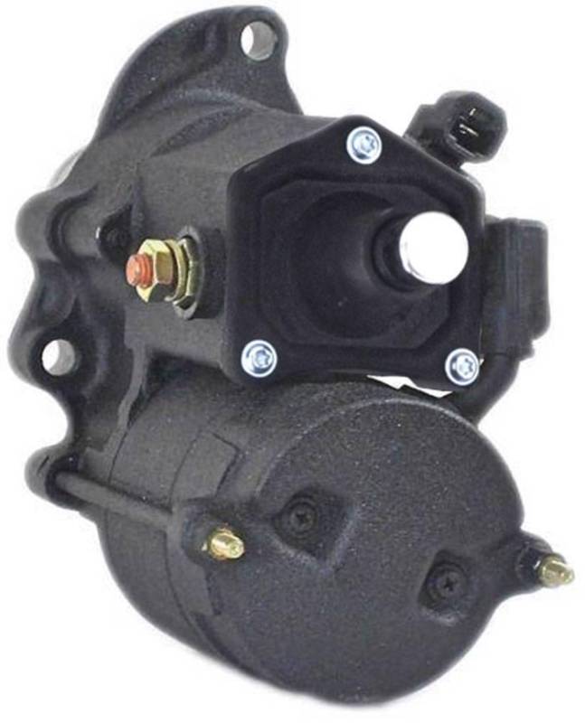 Black Push Button Harley Starter Touring Softail Flstf Dyna Street ...