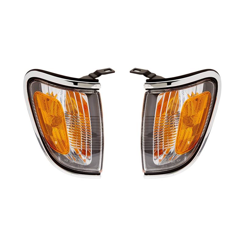New Chrome Back Up Lights Pair Compatible With Toyota Tacoma 01-04 ...