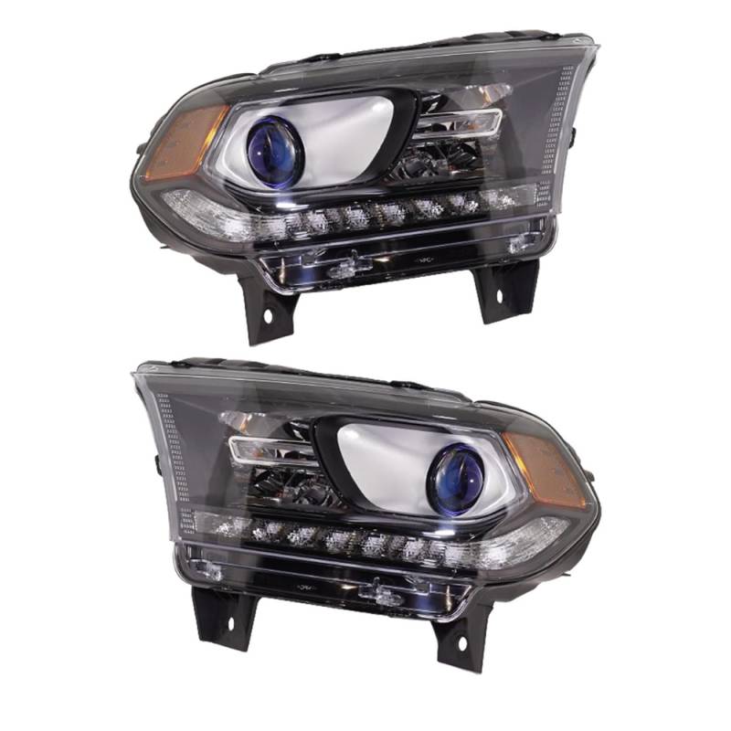 New Pair Of Headlights Compatible With Dodge Durango Sport Utility 2014 ...