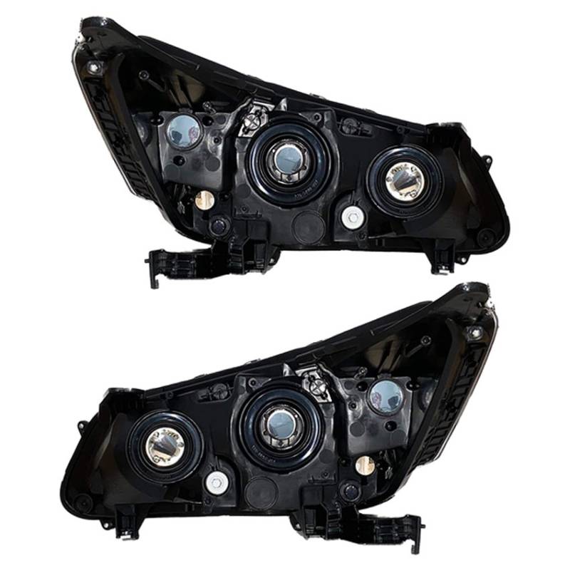 New Pair Of Halogen Headlight Compatible With Honda Accord Ex Sedan 2 ...