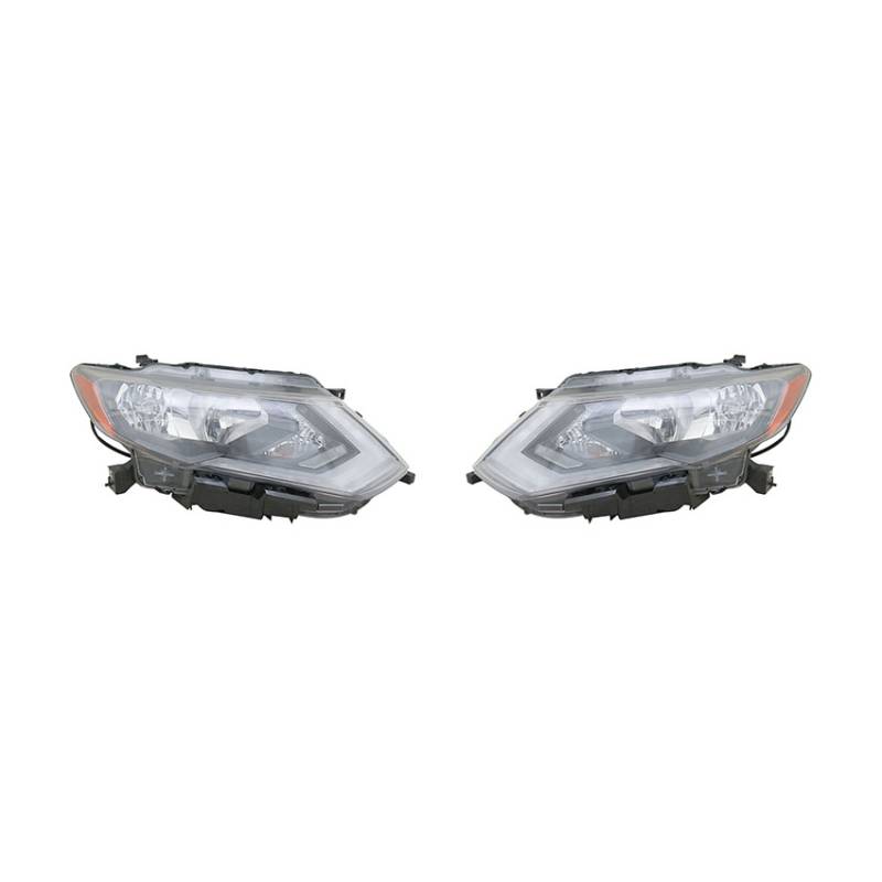 New Headlight Pair Fits Nissan Rogue Hybrid 2.0L 2017-2018 Ni2503254 ...