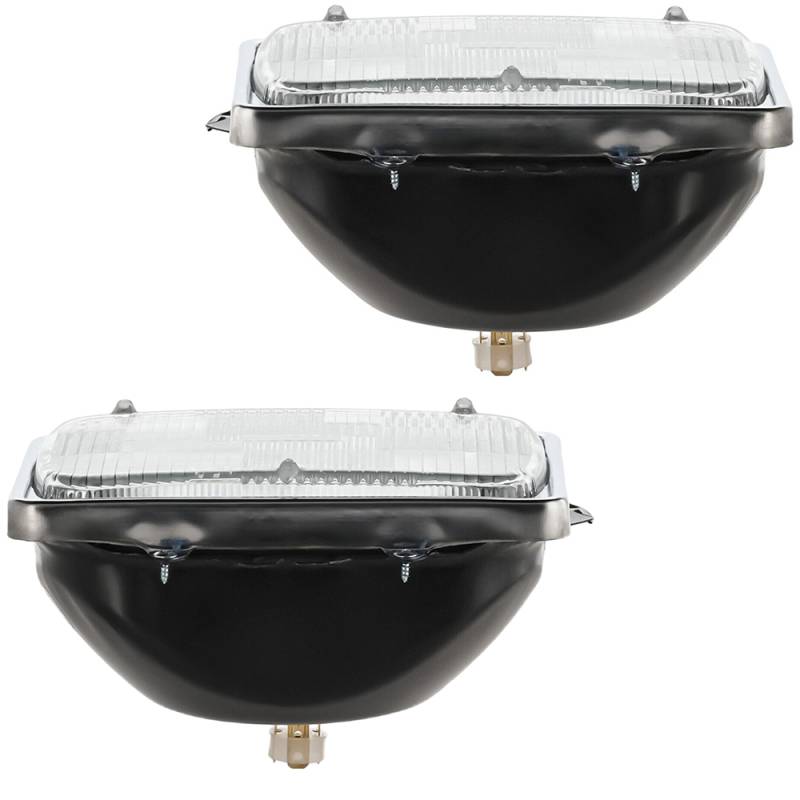 New Pair Of Headlights Compatible With Ford E-350 Econoline Base ...